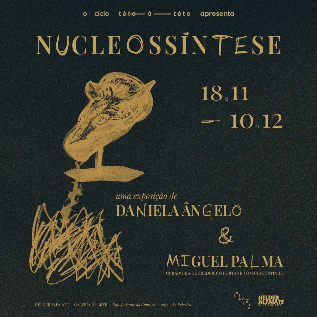 Inauguração NUCLEOSSÍNTESE : Daniela Ângelo x Miguel Palma - Jornal "O Ericeira"